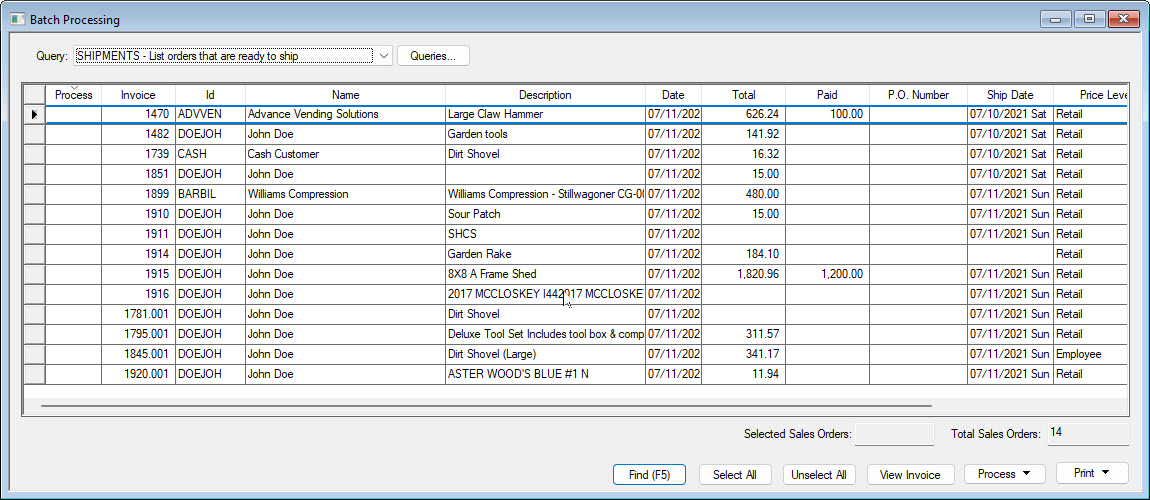 Batch Processing Packages